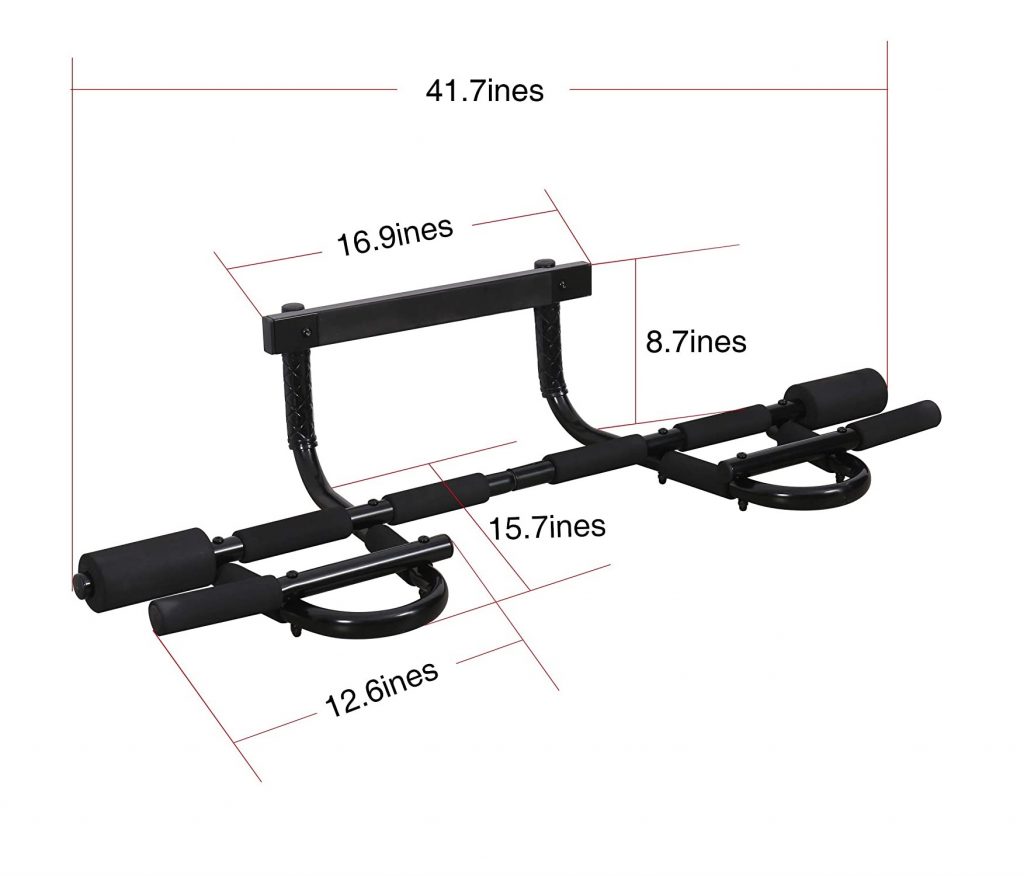 Door pull up bar - door frame pull up bar | Eternity LED Glow